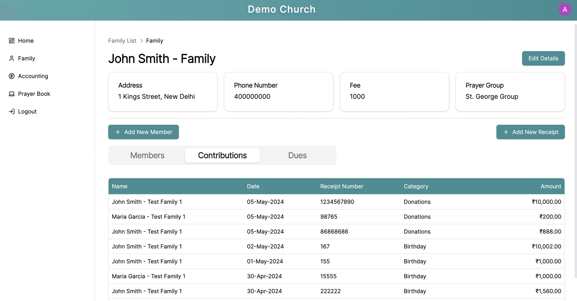 Lazarus - Parish Management Software from SACNIS